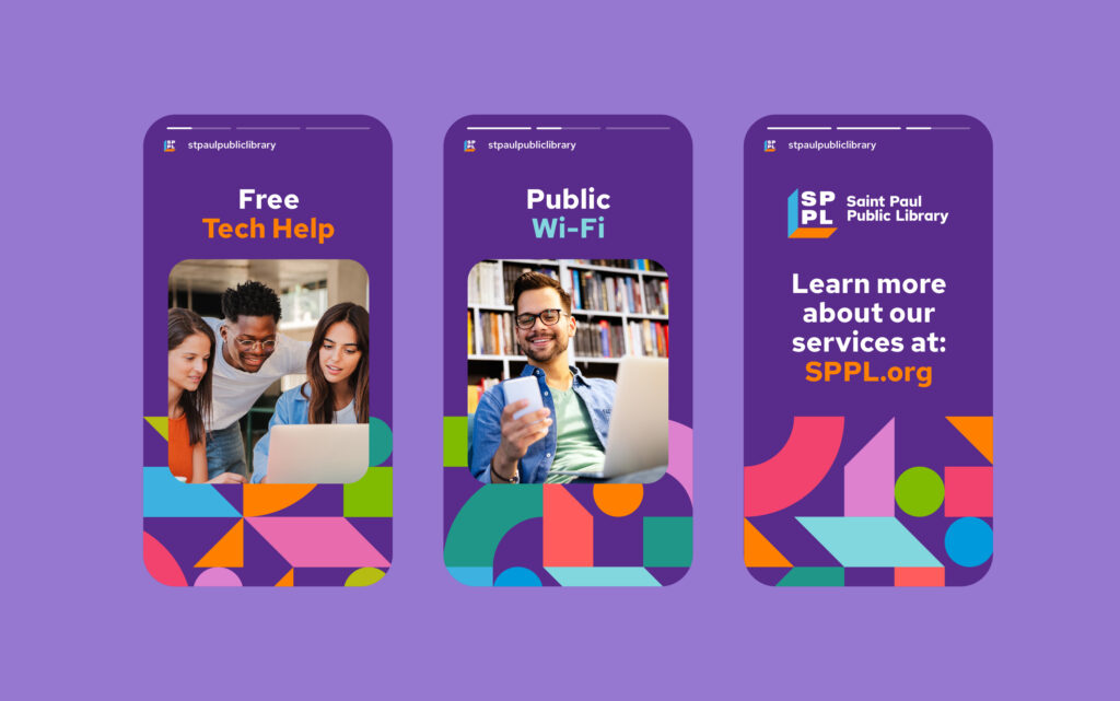 Saint Paul Public Library - UNO Branding